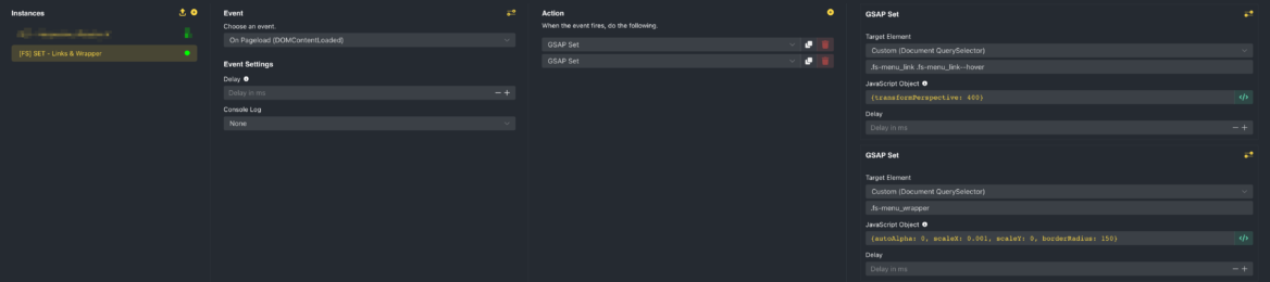 Full Screen Menu - Bricksmotion