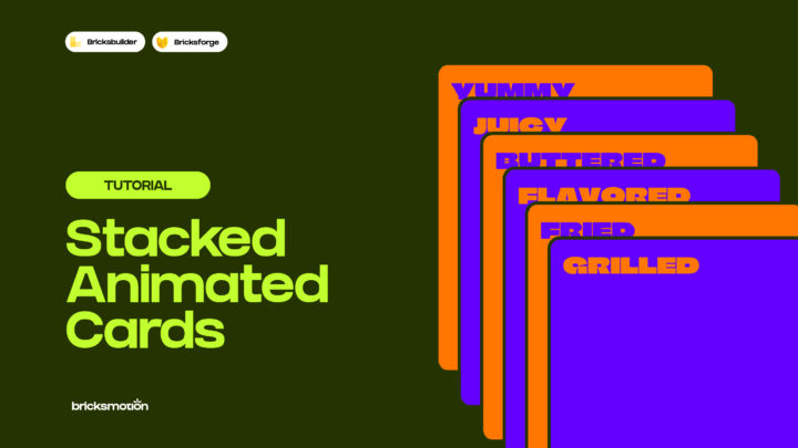 Full Screen Menu - Bricksmotion